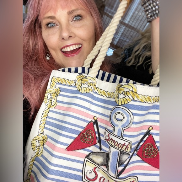 Brighton | Bags | Brighton Sail Into Summer Canvas Tote | Poshmark